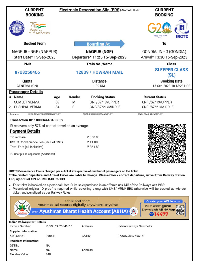 Nagpur Gondia | PDF | Identity Document | Government