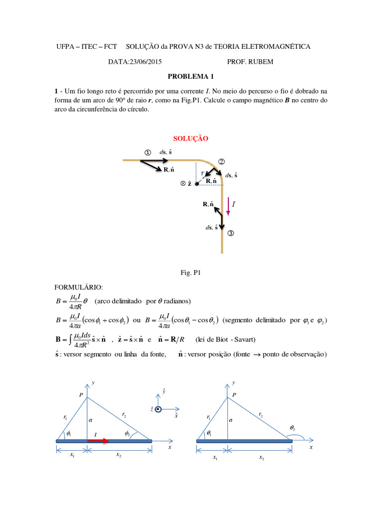 Cópia de 3 Av 2015 Eletromag | Download grátis PDF | Indutor | Eletromagnetismo