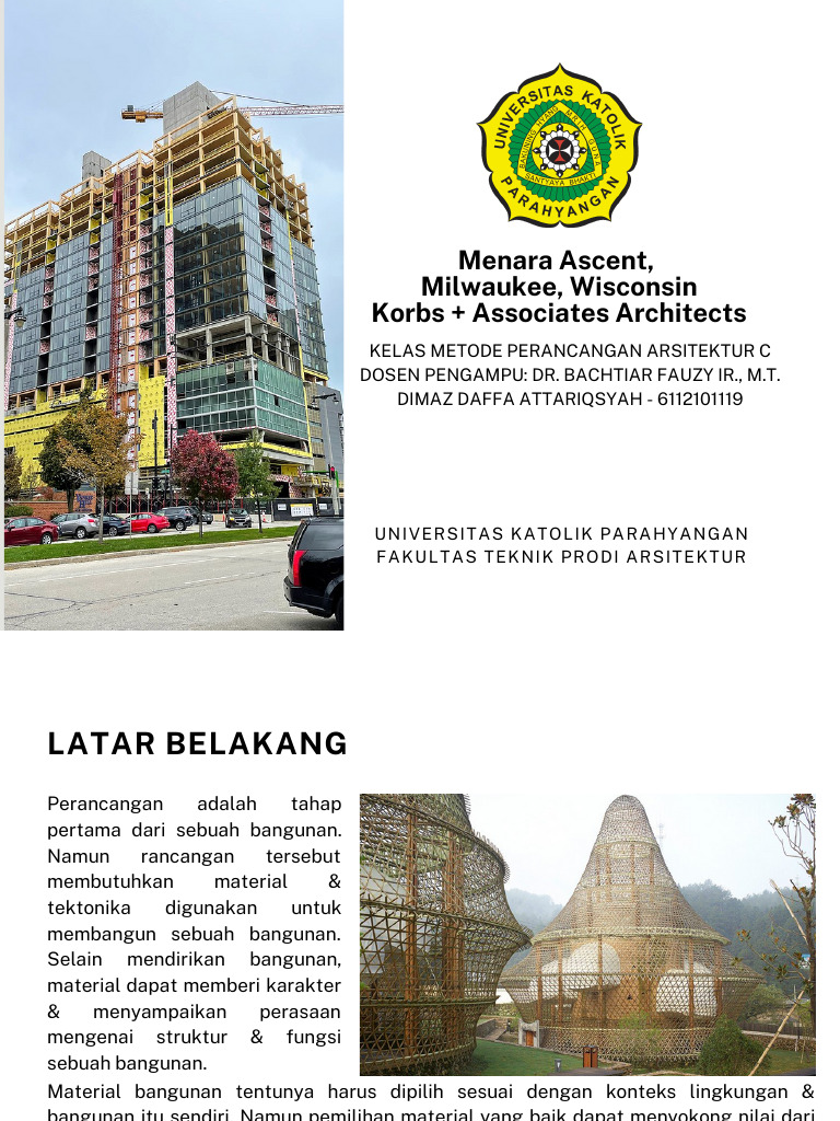 Menara Ascent, Milwaukee, Wisconsin Korbs + Associates Architects | PDF