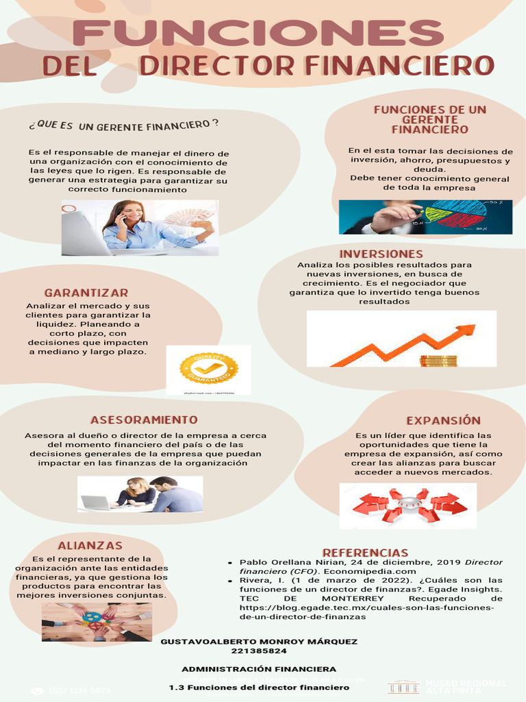 Funciones del Director Financiero | PDF | Negocios económicos | Comercio
