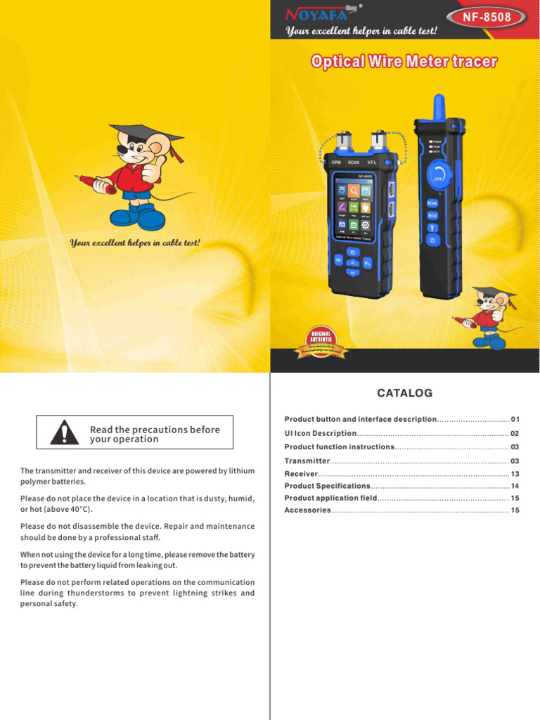 NF 8508 User Manual | PDF | Decibel | Menu (Computing)