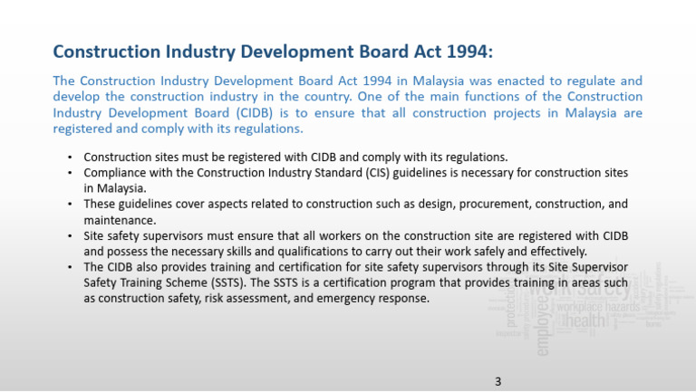 Construction Industry Development Board Act 1994 | PDF