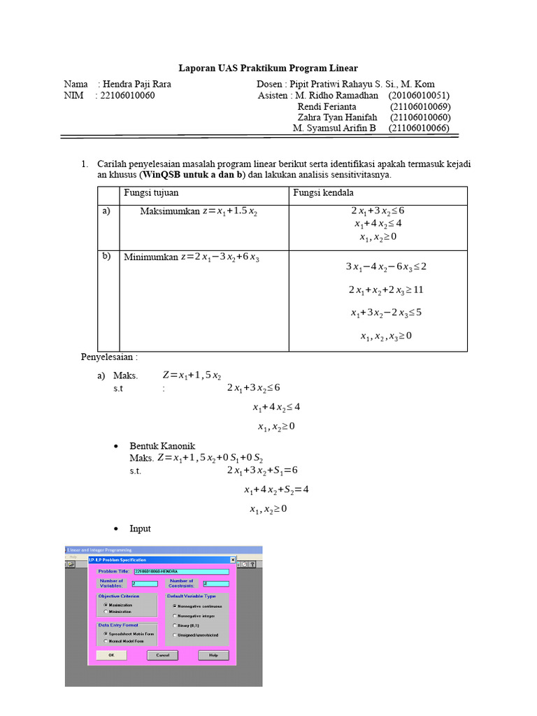 Laporan UAS Hendra | PDF