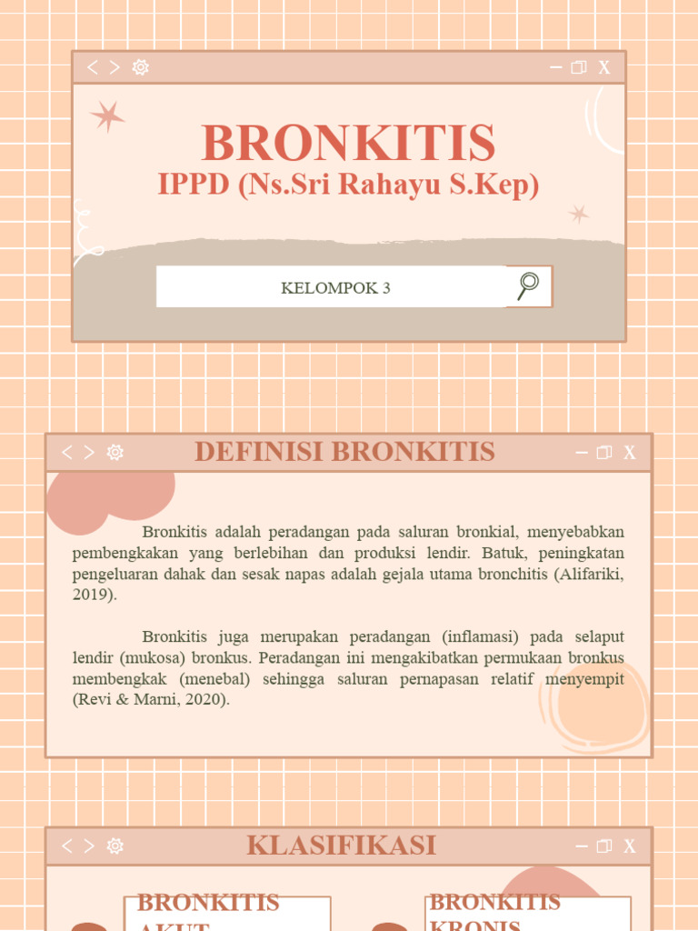 Kel 3 - Bronkitis | PDF