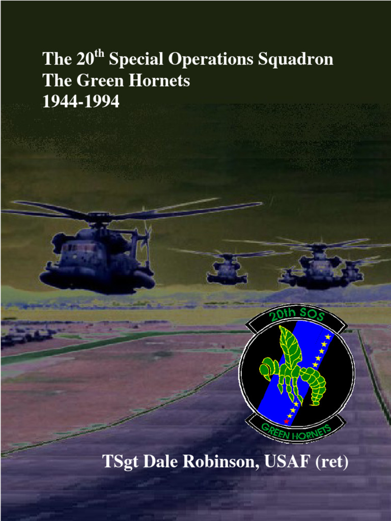 20th SOS The Green Hornets 1944-1994 | PDF | Bell Uh 1 Iroquois | Military Aviation