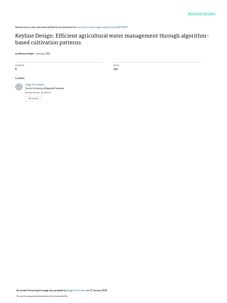 GISRUK Keyline Design Algorithms | PDF | Geographic Information System ...