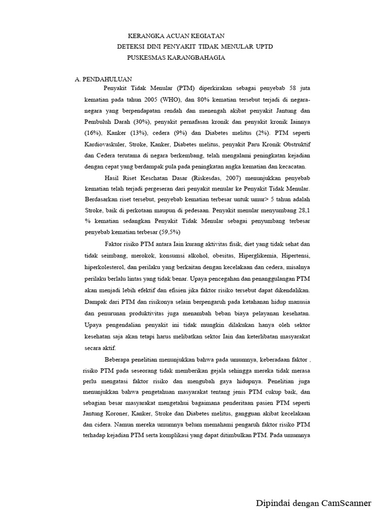 Kak Germas Deteksi Dini Faktor Risiko PTM | PDF | Kesehatan Holistik | Sains & Matematika