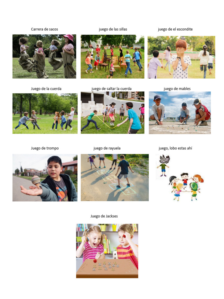 Juegos Tradicionales | PDF | Ficción general