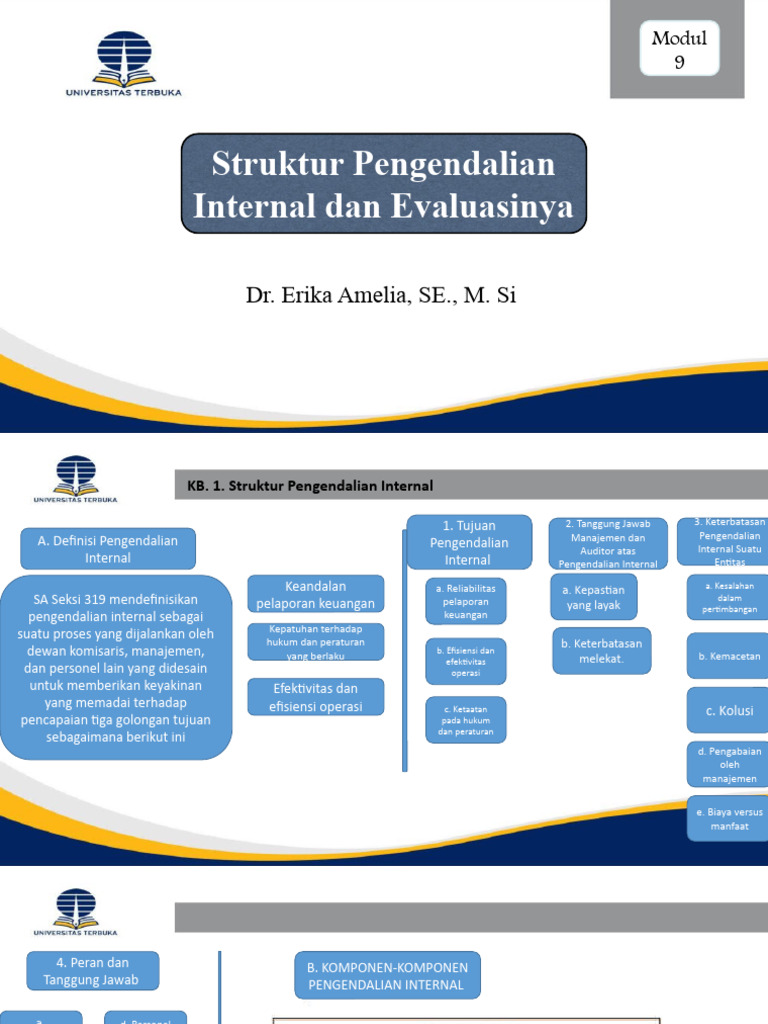 Struktur dan Evaluasi Pengendalian Intern | PDF
