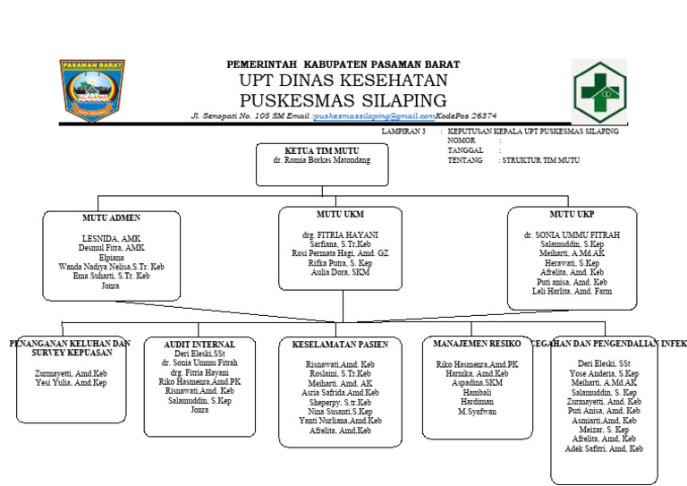 Struktur Tim Mutu | PDF