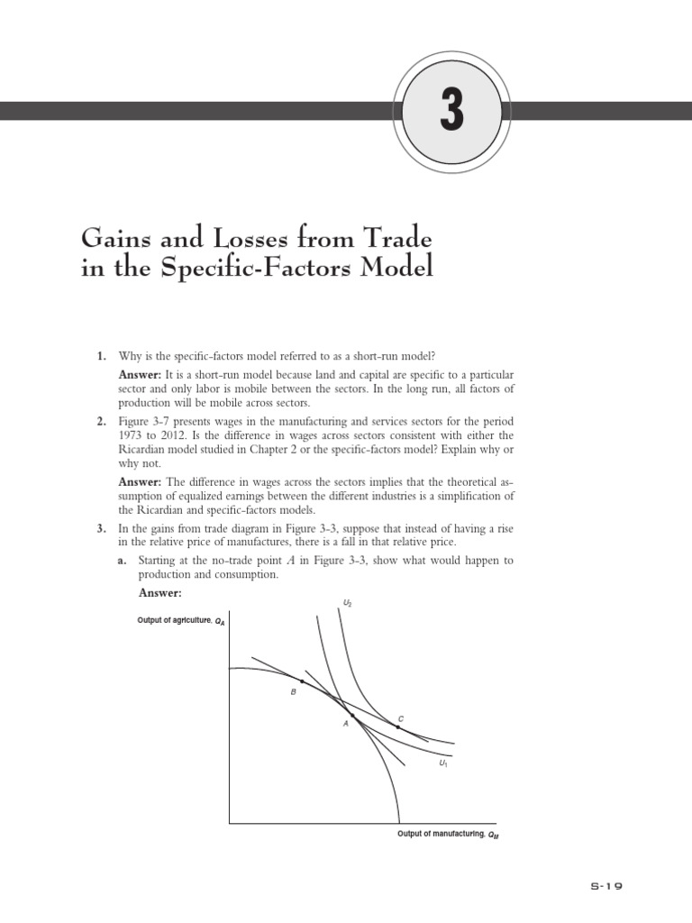 Feenstra Intlecon3e SM ch03 Econ Trade | PDF | Labour Economics ...