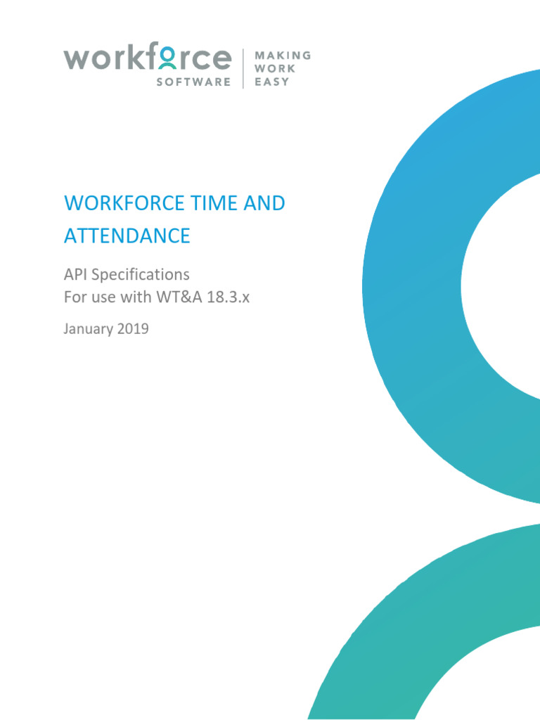 WTA WorkForce API Specs Guide - 18.3 | PDF | Java Script | Scripting ... WTA WorkForce API Specs Guide - 18.3 | PDF | Java Script | Scripting ...