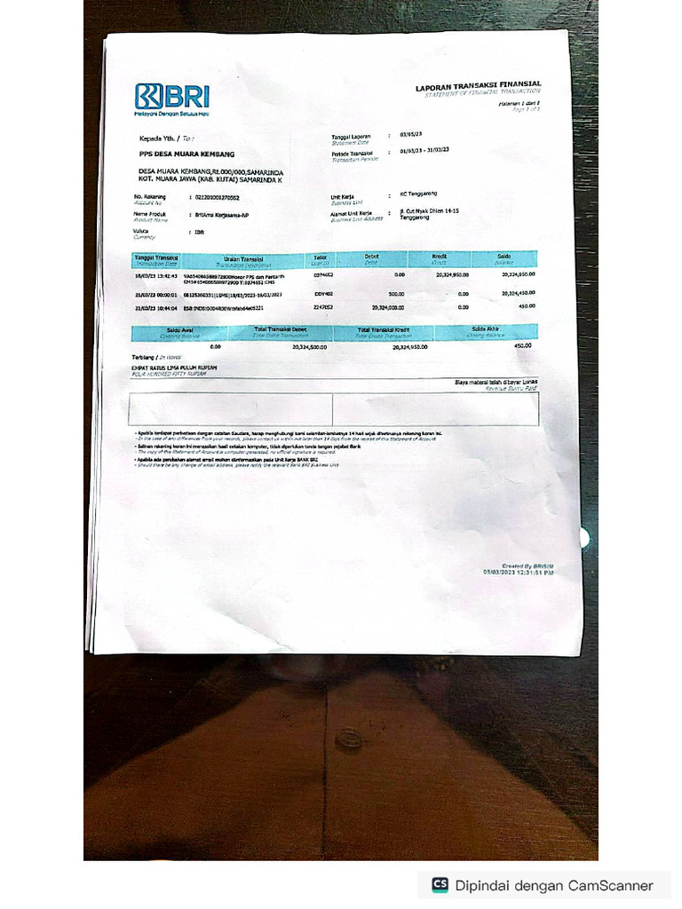 Rek - Kor Maret-Juni PPSMK | PDF
