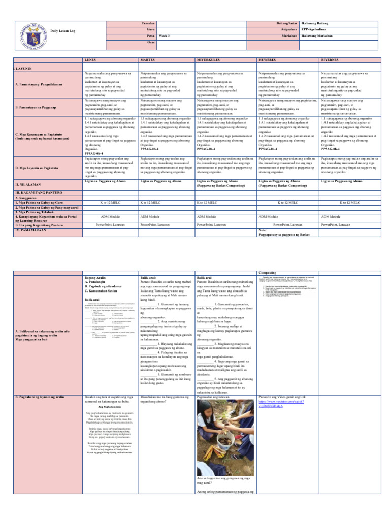 DLL Week 3 Epp | PDF