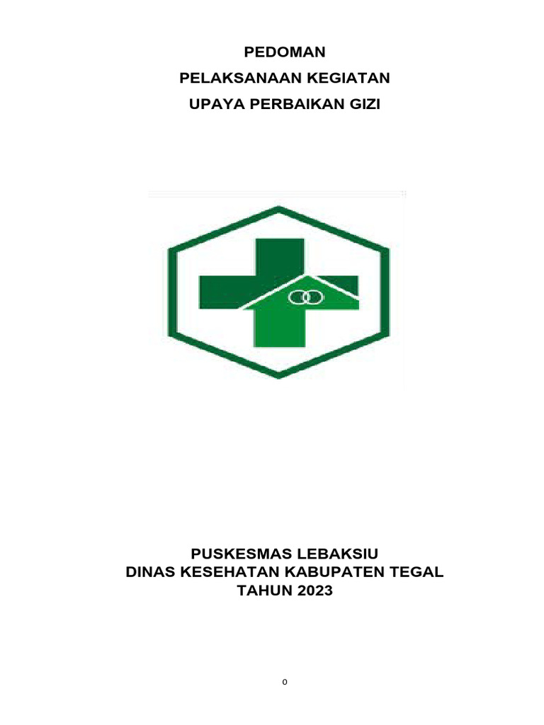 Pedoman Gizi - 2023 | PDF