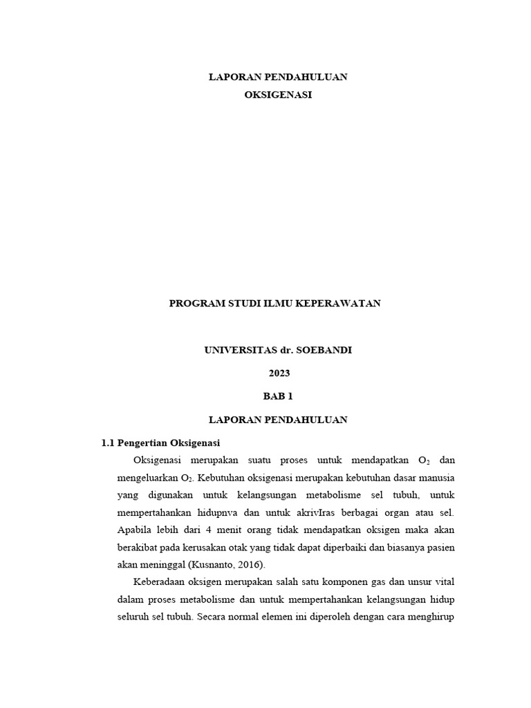Salin-LP KDM OKSIGENASI | PDF | Pengembangan Diri