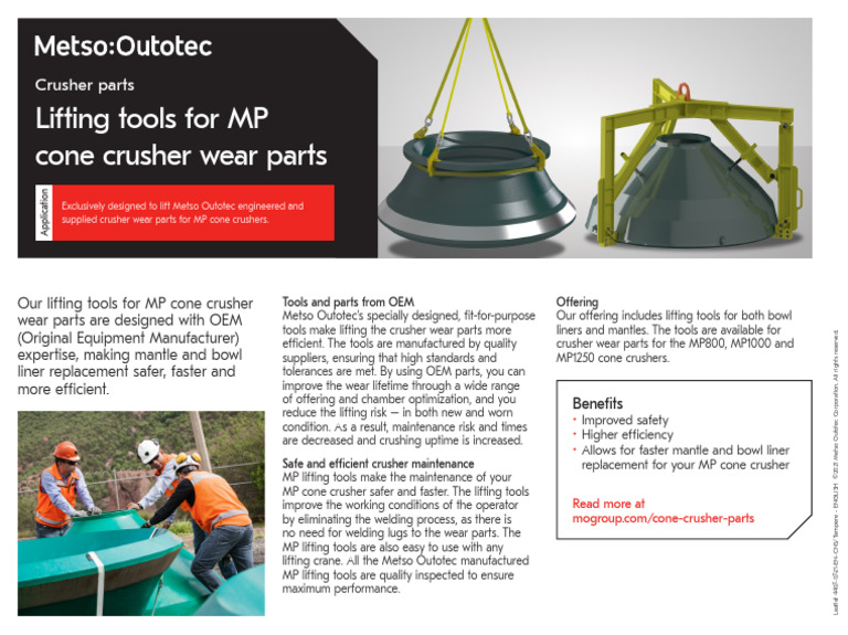 Metso Lifting Tool 4407 | PDF | Engineering | Secondary Sector Of The ...