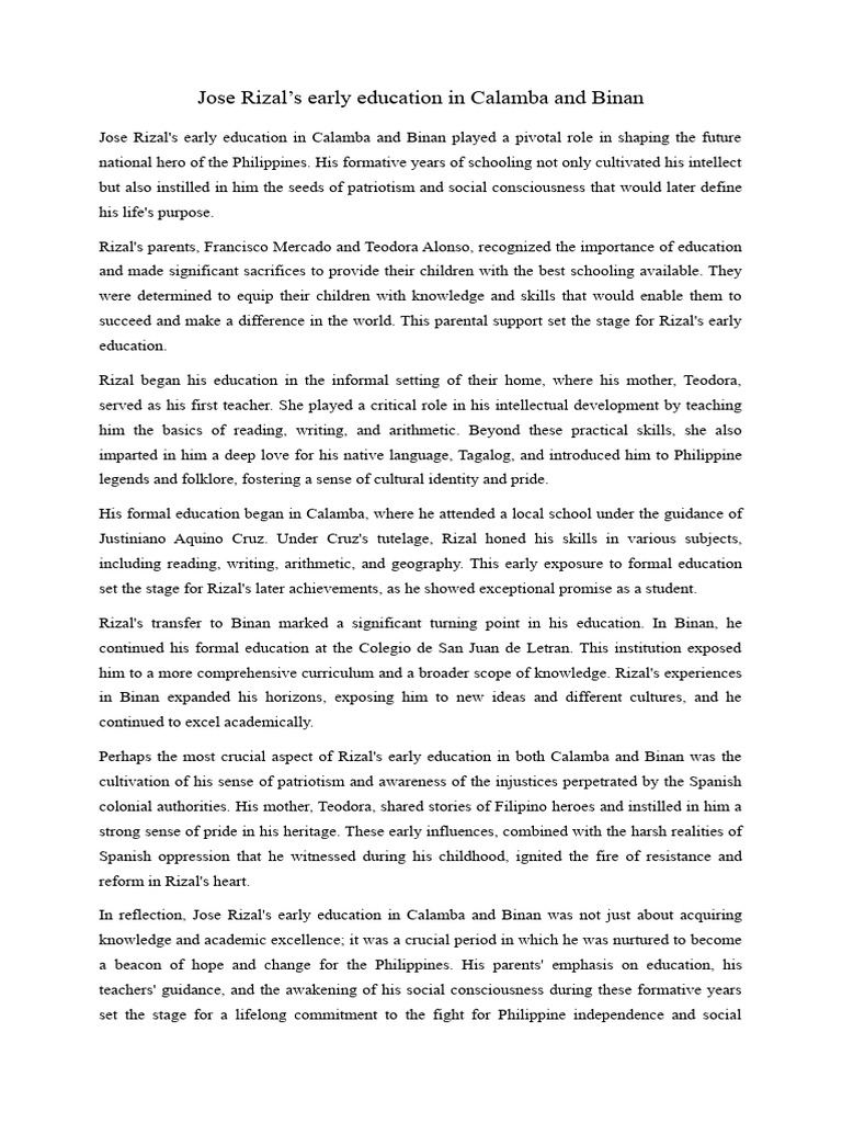 Jose Rizal | Download Free PDF | Philippines | Crimes