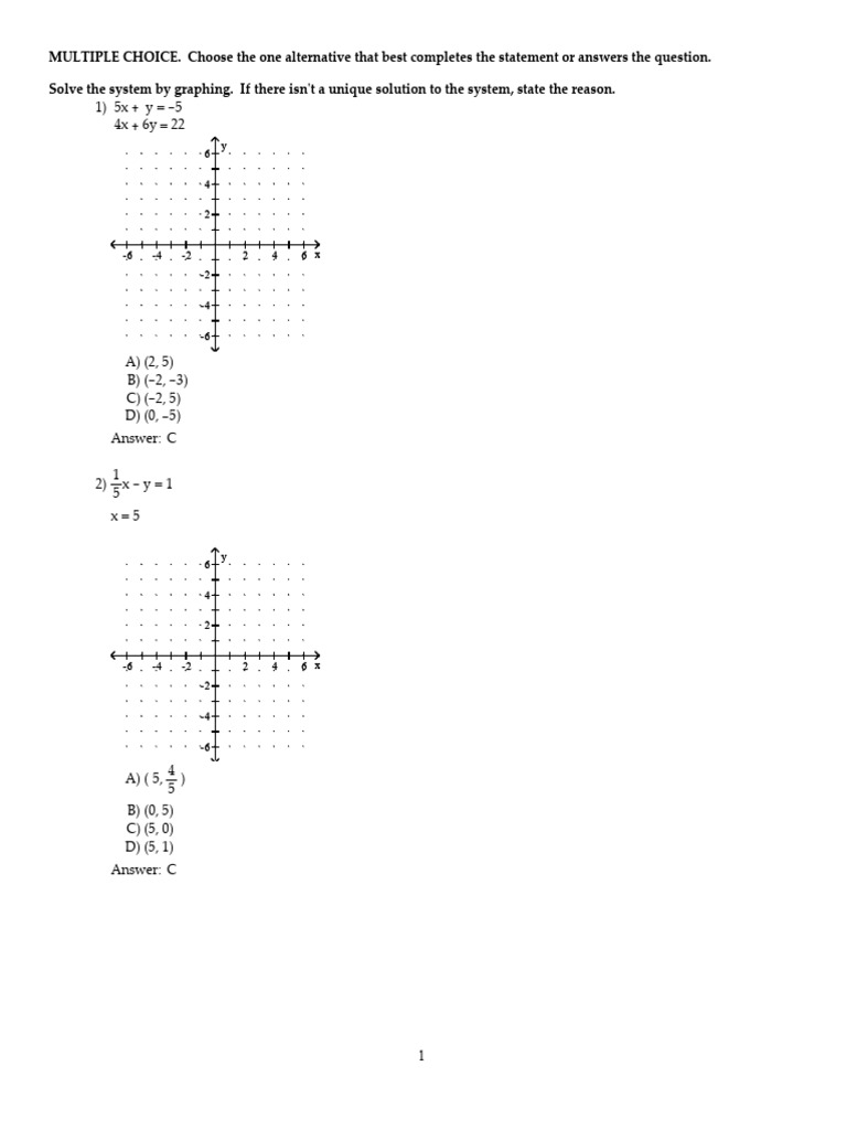 Beginning Algebra 9th Edition Tobey Test Bank | PDF | Equations ...