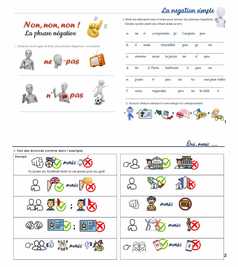 La Negation Simple | PDF