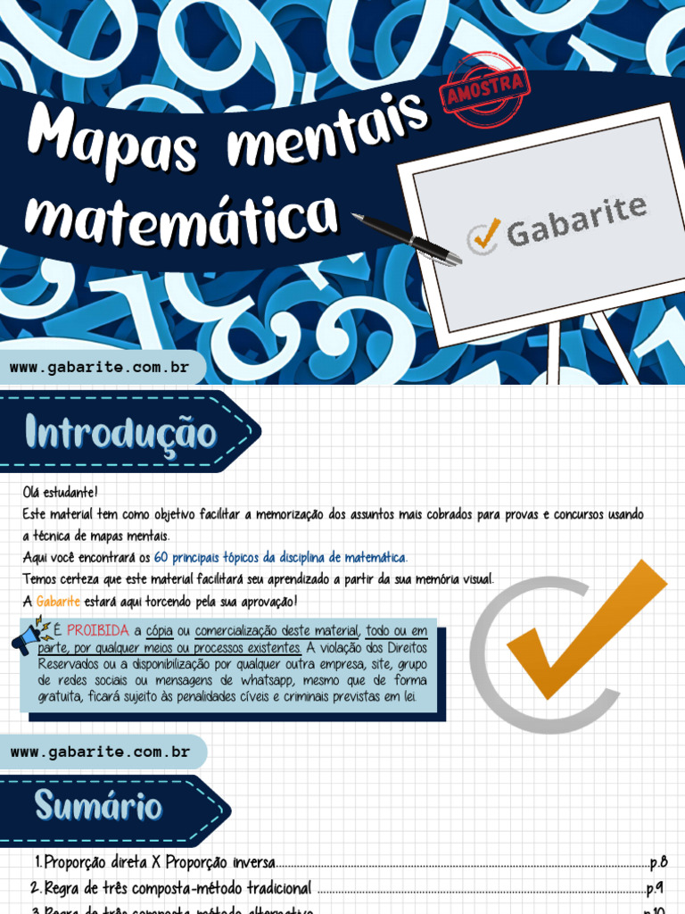Combo Matemática - Amostra | PDF | Juros | Determinante