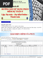 Hướng Dẫn Lập Dự Toán Trên Phần Mềm Eta | PDF
