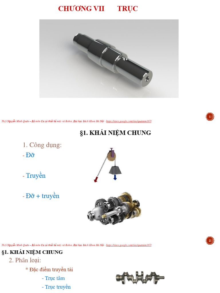 Chi-Tiet-May - 7.-Chuong-Vii.-Truc. - (Cuuduongthancong - Com) | PDF