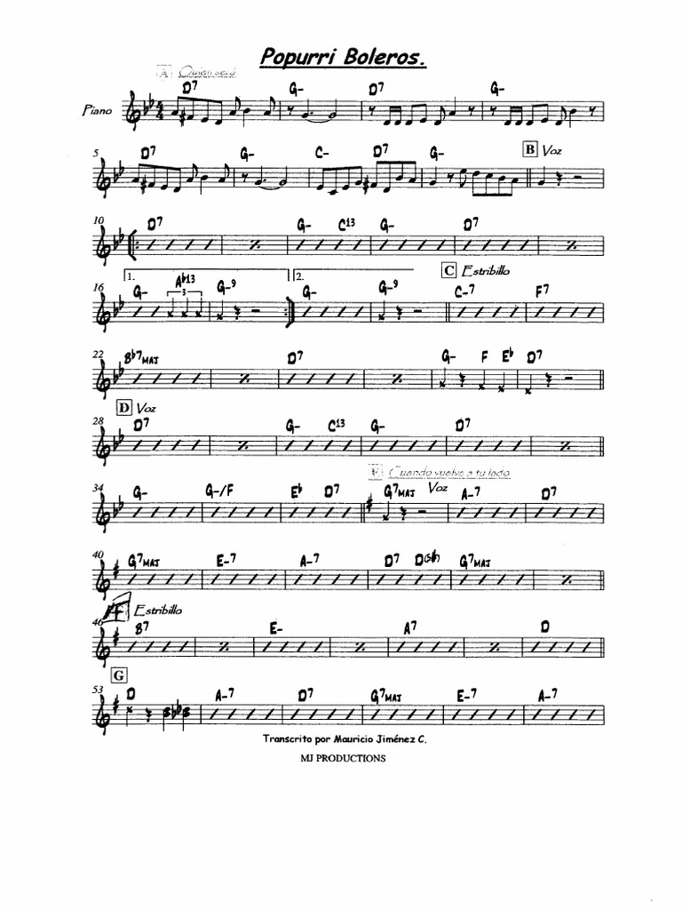 Pop Boleros | PDF