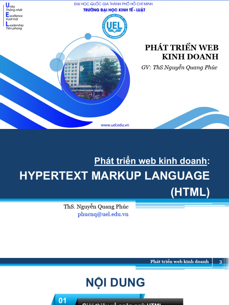 02-Hypertext Markup Language (HTML) | PDF