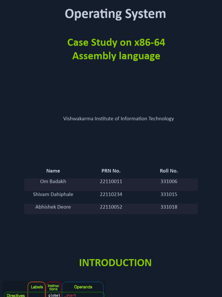 OS Presentation | PDF