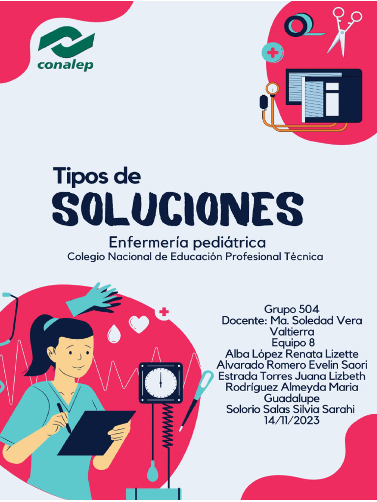 Tipos de Soluciones Equipo 8 | Descargar gratis PDF | Sangre | Medicina