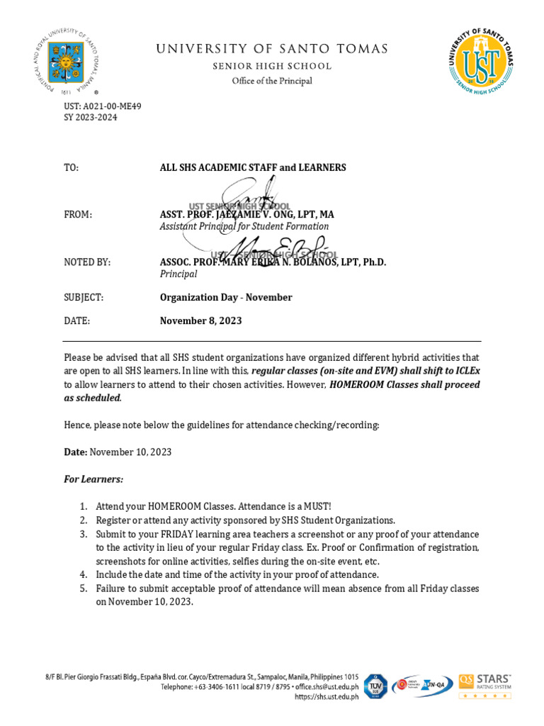 ME49 Organization Day November | PDF | Computers