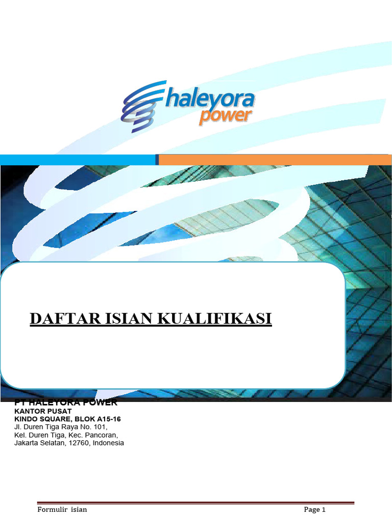 1 - Form Isian DPT JTM | PDF