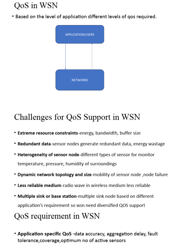 QoS in WSN | PDF | Home & Garden