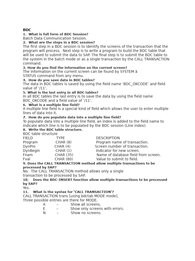 7 RICEFW Interview Questions2311 | PDF | Method (Computer Programming ...