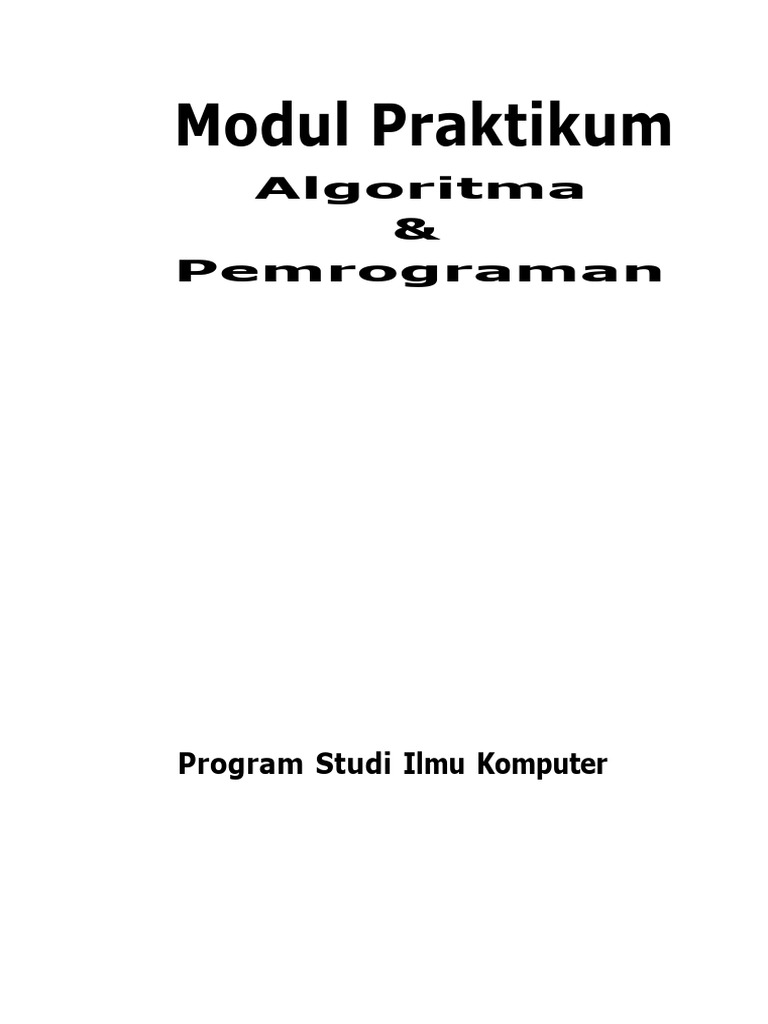 Modul 8 Prak. Algoritma | PDF Modul 8 Prak. Algoritma | PDF