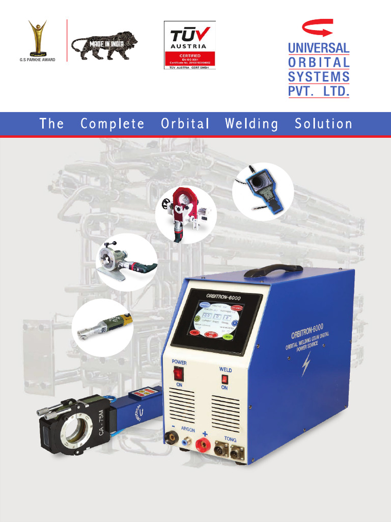Orbitron 6000 Welding Machine | PDF