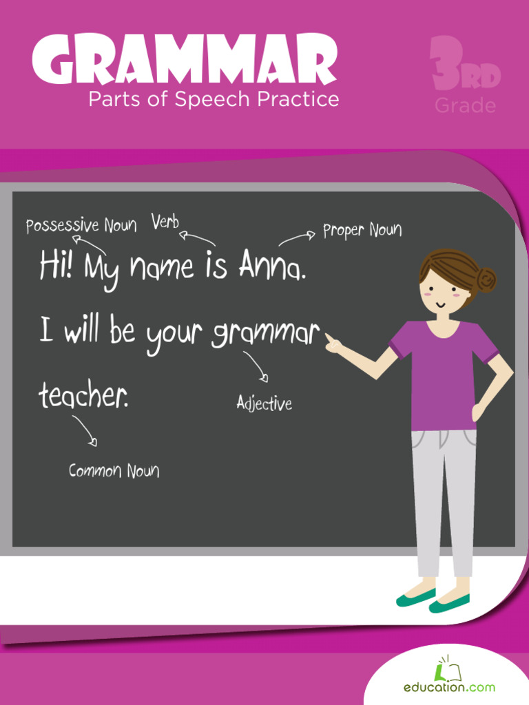 3rd - Grammar Parts Speech Practice Workbook | PDF | Dorothy Gale ...