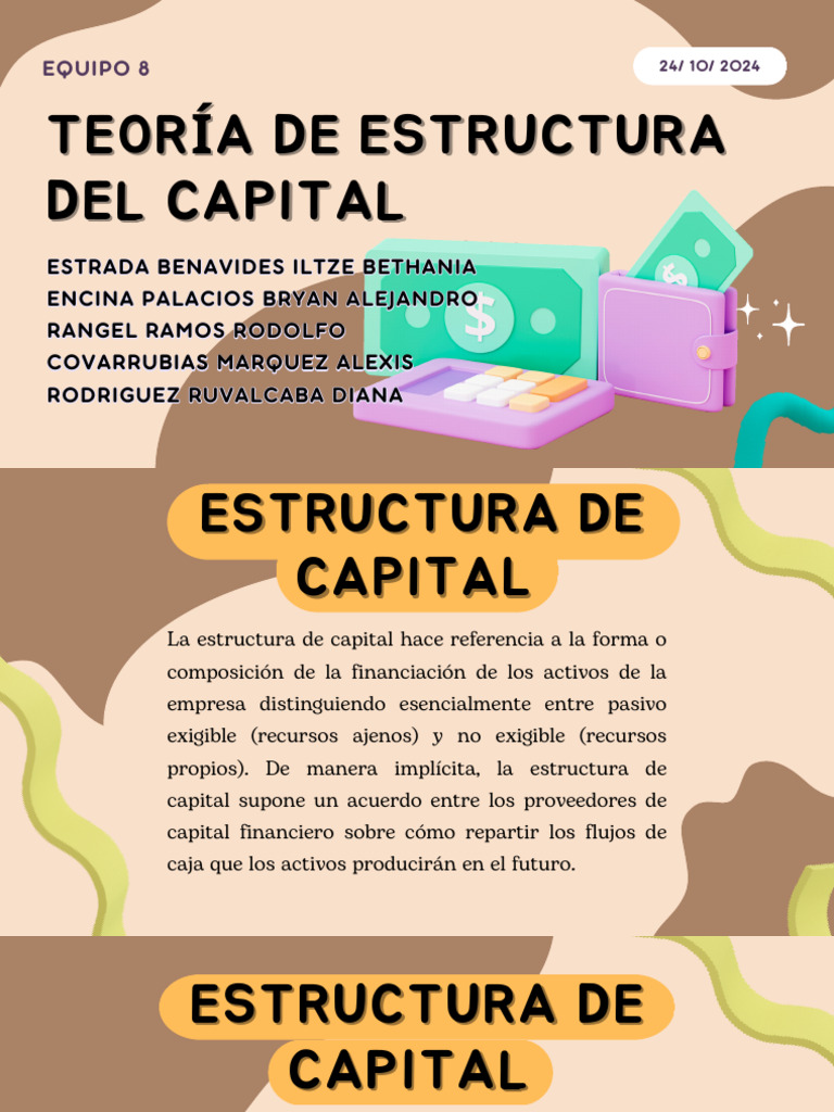 Teoria de La Estructura de Capital - 20231023 - 185453 - 0000 | PDF | Business | Compartir ...