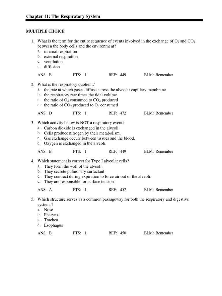 CDN Ed Human Physiology 2nd Edition Sherwood Test Bank | PDF | Lung ...
