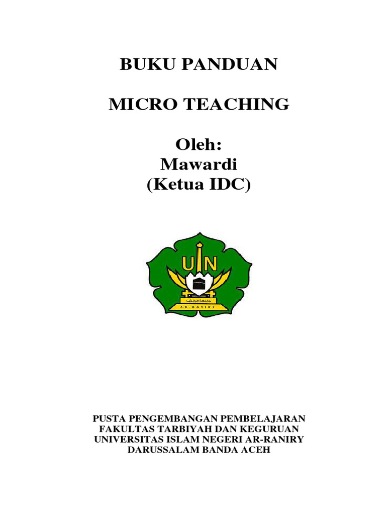 Panduan Mikro Teaching | PDF