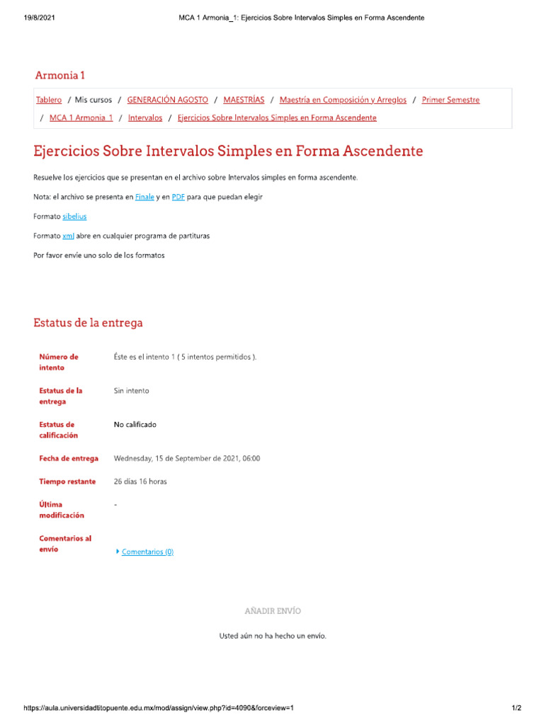 1.1.. - Ejercicios Sobre Intervalos Simples en Forma Ascendente-PAGINA | PDF