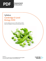 Cambridge IGCSE 0653 Combined Science Syllabus For Examination in 2025 ...