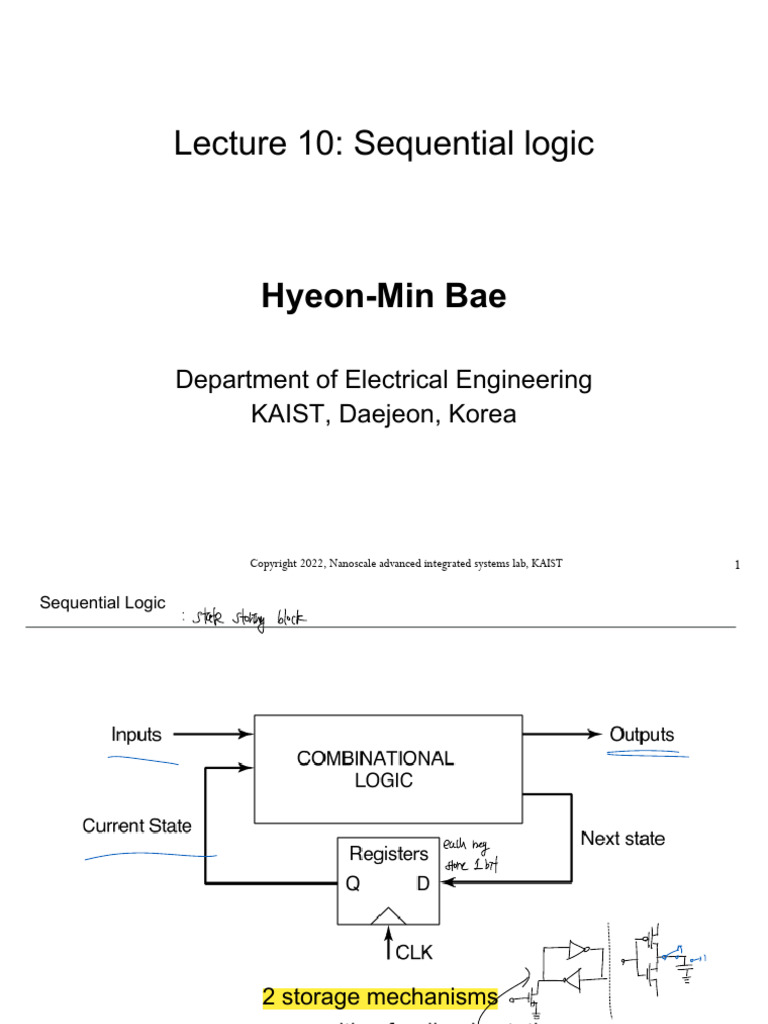 Lecture10 Sequential | PDF | Computing | Computer Hardware