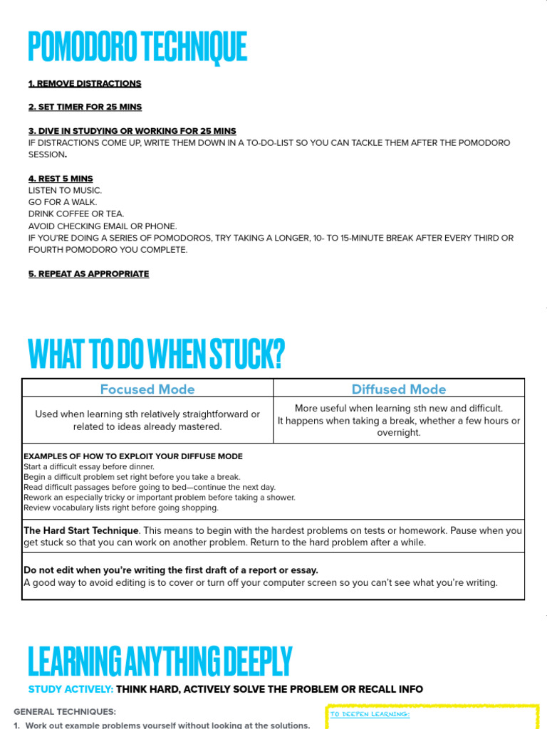 Learn Like A Pro | PDF | Memory | Working Memory