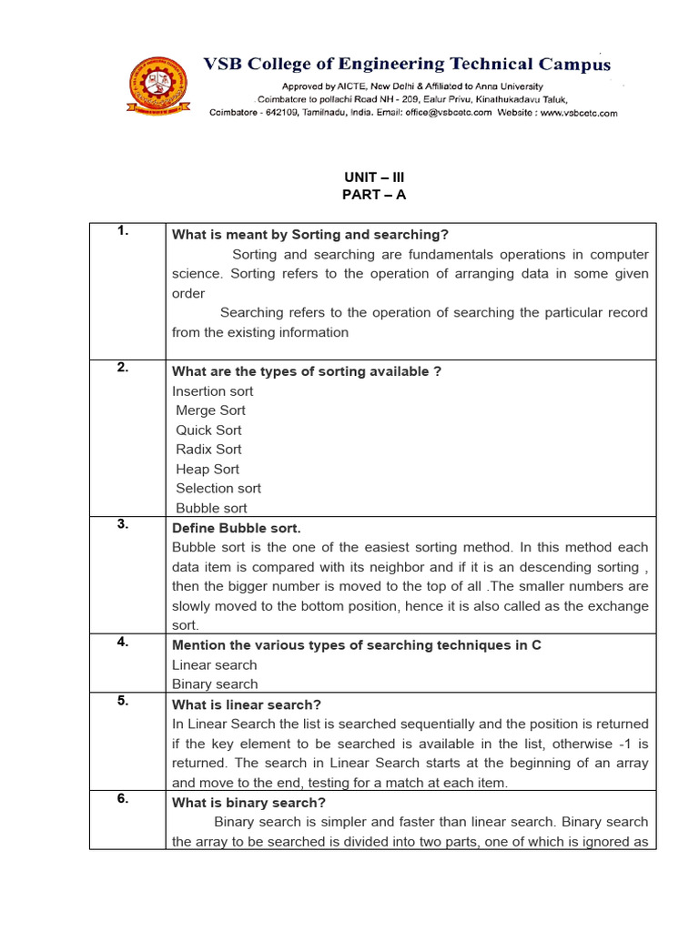 Cd3291 Dsa UNIT 3 4 5 | PDF | Algorithms And Data Structures ... Cd3291 Dsa UNIT 3 4 5 | PDF | Algorithms And Data Structures ...