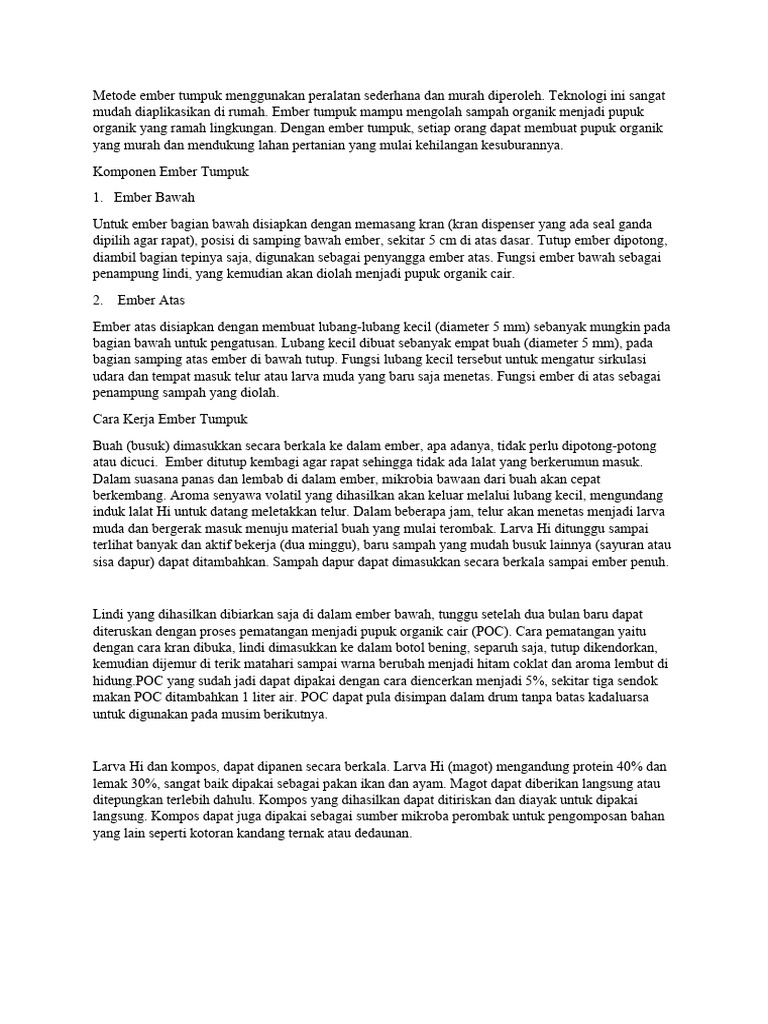 Ember Tumpuk | PDF | Griya & Taman | Sains & Matematika