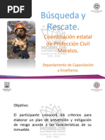 Temario Busqueda y Rescate | PDF | Defensa Civil