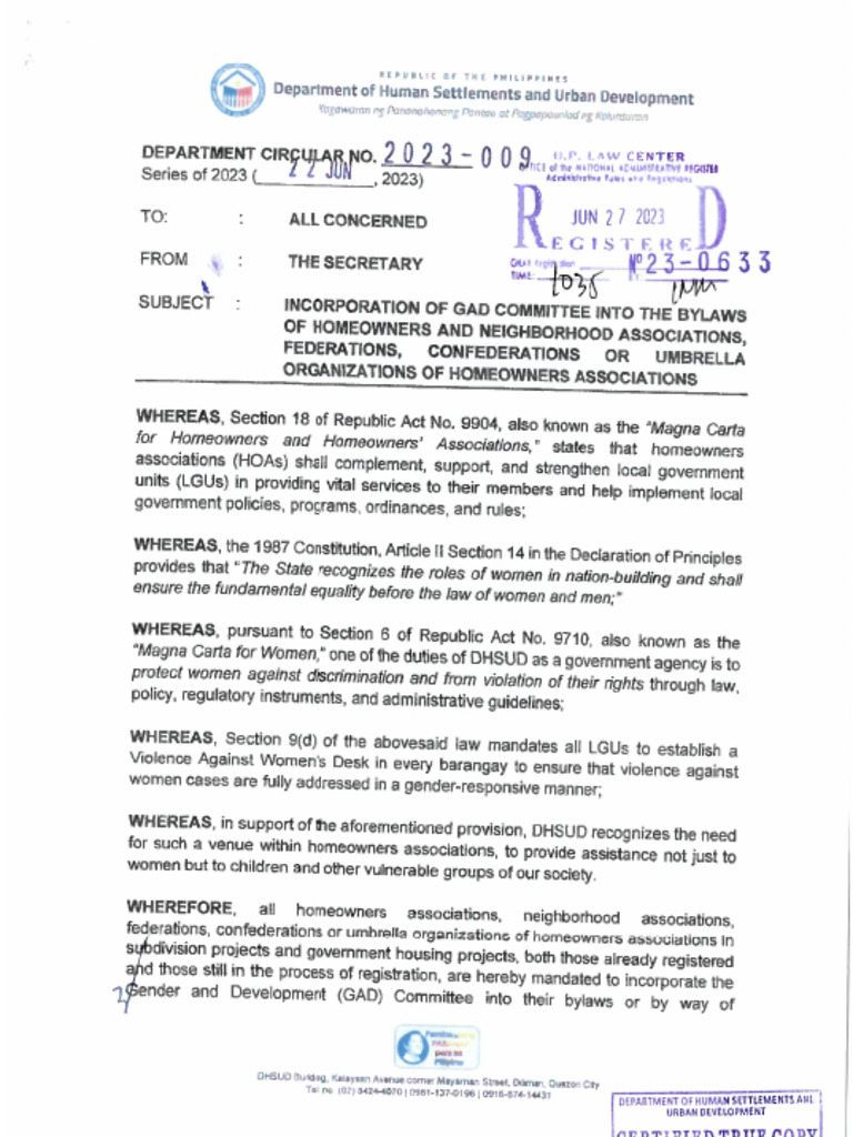 Department Circular No. 2023-009 | PDF