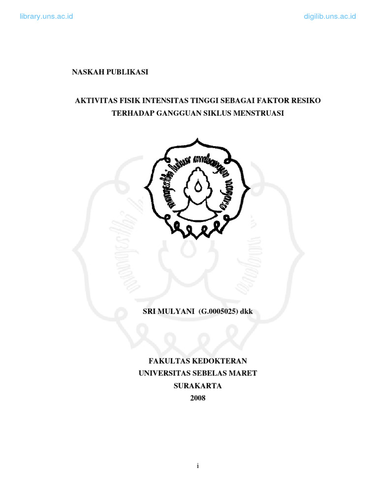 Naskah Publikasi: Library - Uns.ac - Id Digilib - Uns.ac - Id | PDF ...